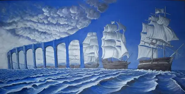 25 impressionants il·lusions òptiques en pintures de Rob Gonsalves