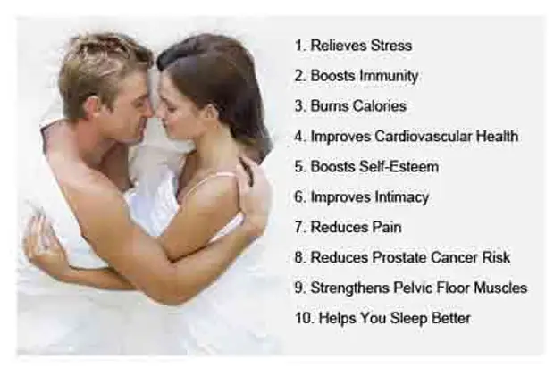 Os 10 principais beneficios do sexo